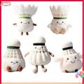 GOLFDIN Soft Badminton Keychain Creative Furry Plush Doll Cute Bag ...