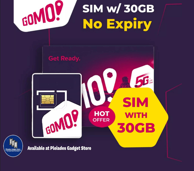GOMO SIM 30GB No Expiry | Lazada PH