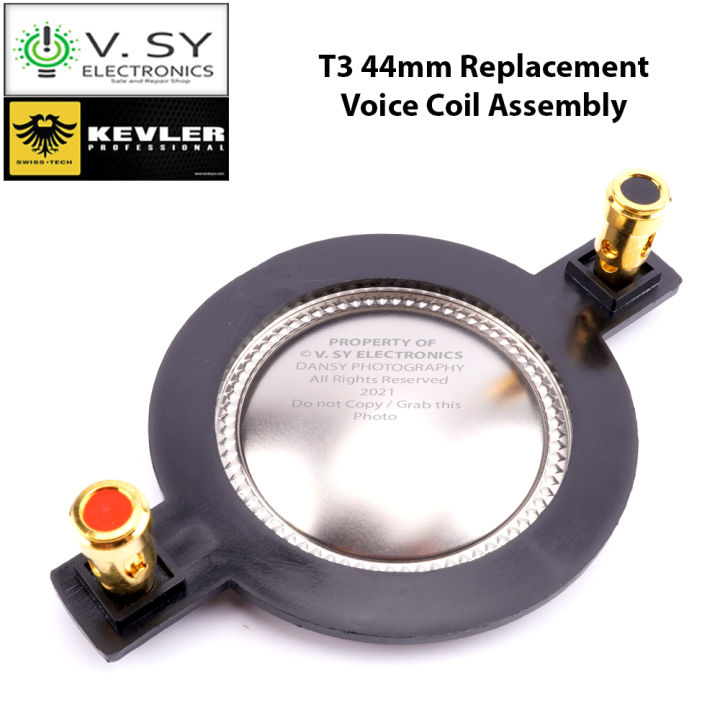 [ Coil ] for Kevler T3 Original Replacement Titanium Voice Coil Assembly 44mm Compression Driver ...