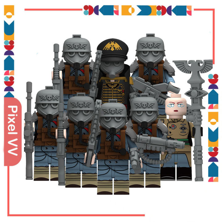 Warhammer 40000 Minifigures Warhammer Death Korps of Krieg Action ...
