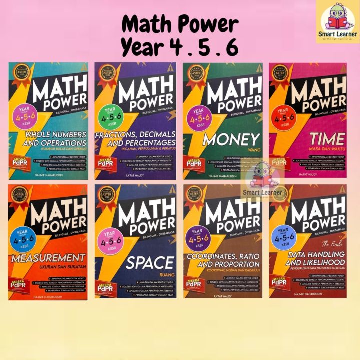 [SB] Math Power (Dwibahasa / Bilingual) Year 4, 5, 6 KSSR buku latihan ...