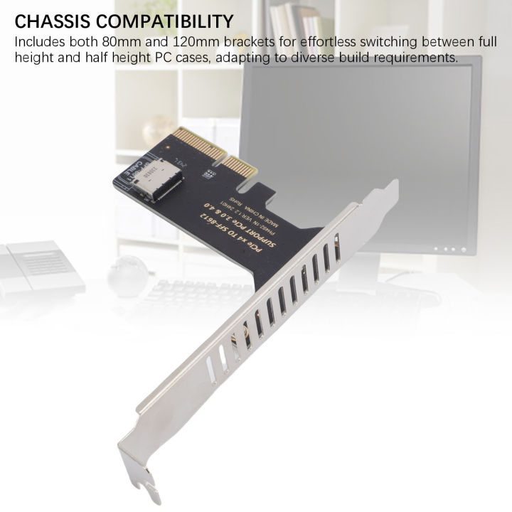 Serounder PCIe to Oculink Expansion Card PCIe 4.0 X4 Adapter with SFF ...