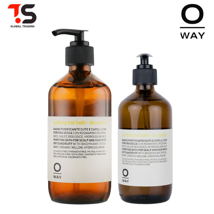 OWAY Organic Way Purifying Hair Bath - Dry Scalp 240ml / 950ml (with ...