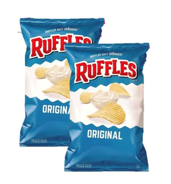 Ruffles Sour Original Chip (USA Imported) รัฟเฟิล มันฝรั่งทอด รสออริจิ ...