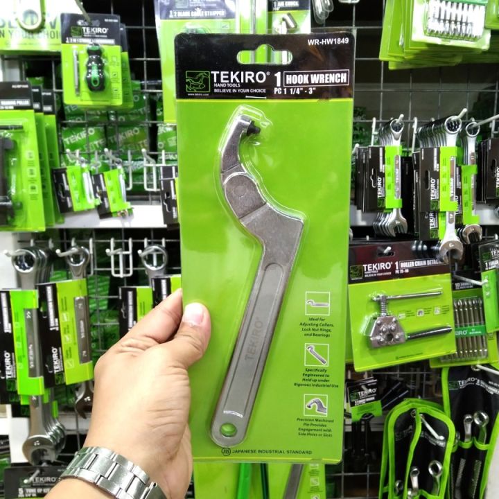 Tekiro Kunci Komstir Dan Knalpot 1 1/4-3 Inch Flexible Hook Wrench ...