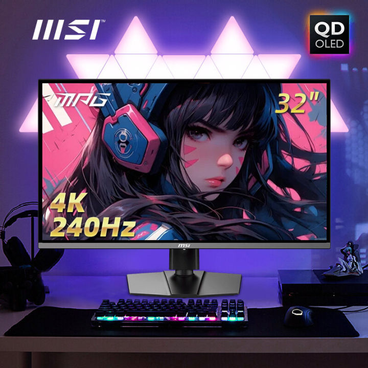 MSI 32 Inci 4K 240Hz OLED Gaming Monitor Paparan Melengkung dengan ...