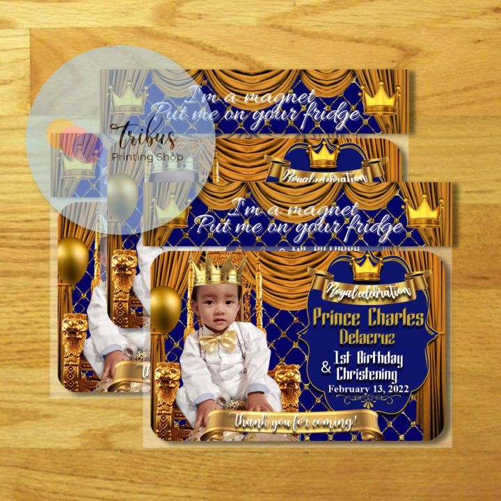 Royal Prince Theme Ref Magnet Souvenir (Glittery) | Lazada PH