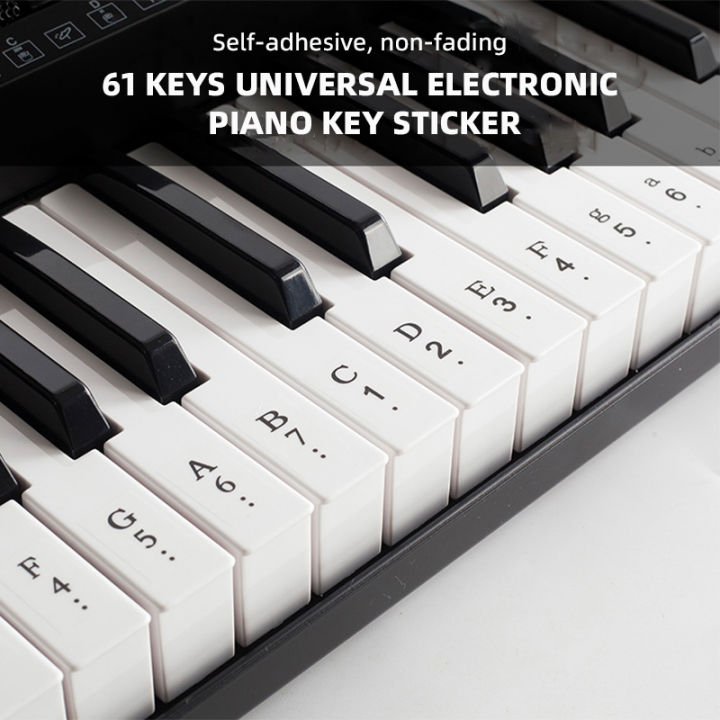 61 Key Keyboard Sticker Piano Sticker Keyboard Piano Sticker Beginner ...