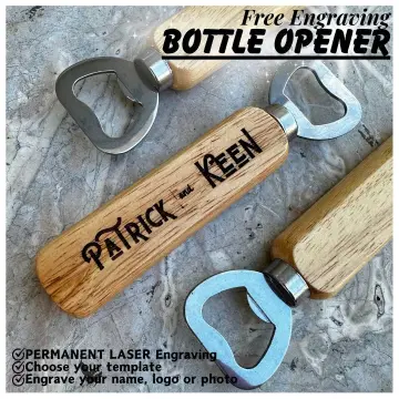 Shop Personalized Wooden Gift Bottle Opener with great discounts and prices online Sep 2024 Lazada Philippines