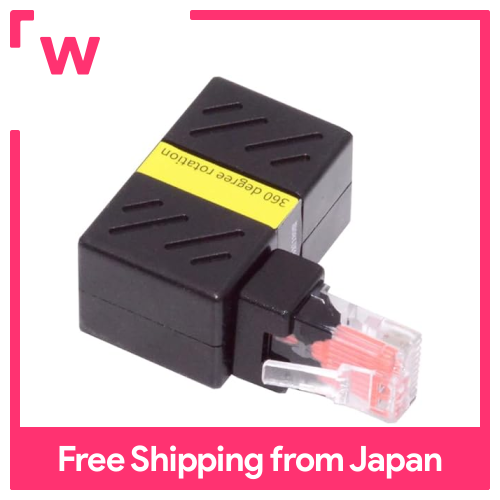 Nfhk Cat6 UTP nam-to-nữ 360 độ Angled Rotation Adapter RJ45 8P8C ...