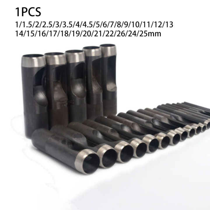 Toolstar 1-25mm Sharp Hollow Hole Round Punch Tool For Leather/paper ...