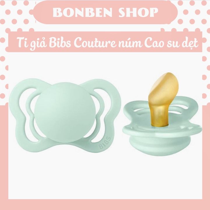 TI GIẢ BIBS COUTURE LATEX ĐAN MẠCH CHÍNH HÃNG, TI NGẬM BIBS DẸT NÚM CAO ...