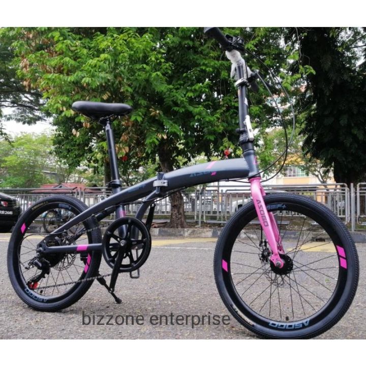 Ready stock-7gifts - 20” ASOGO SWIFT 7SP FOLDING BIKE BASIKAL LIPAT ...