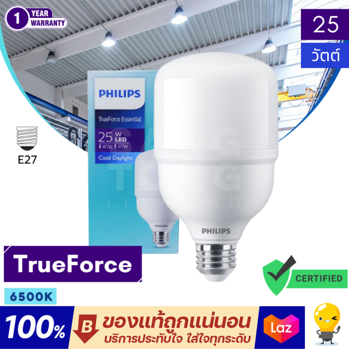 Philips หลอดไฟ LED 25W T-Force Highbay Daylight แสงขาว จากฟิลิปส์ ...