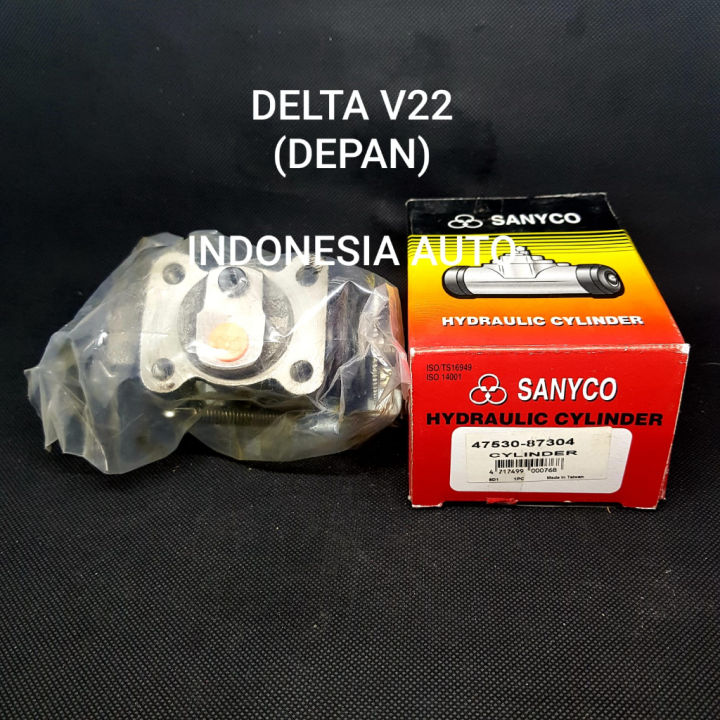 SANYCO DELTA V22 WHEEL CYLINDER / BLOK REM (DEPAN) 47530-87304 | Lazada ...