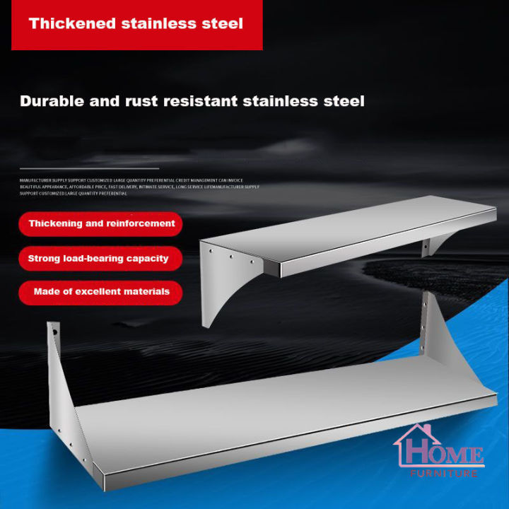 🔥Ready Stock🔥 304 Stainless steel wall mounted storage rack/wall ...