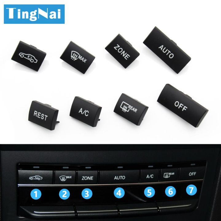 Central Console AC Button Switch Cover Climate Control Button For BENZ ...