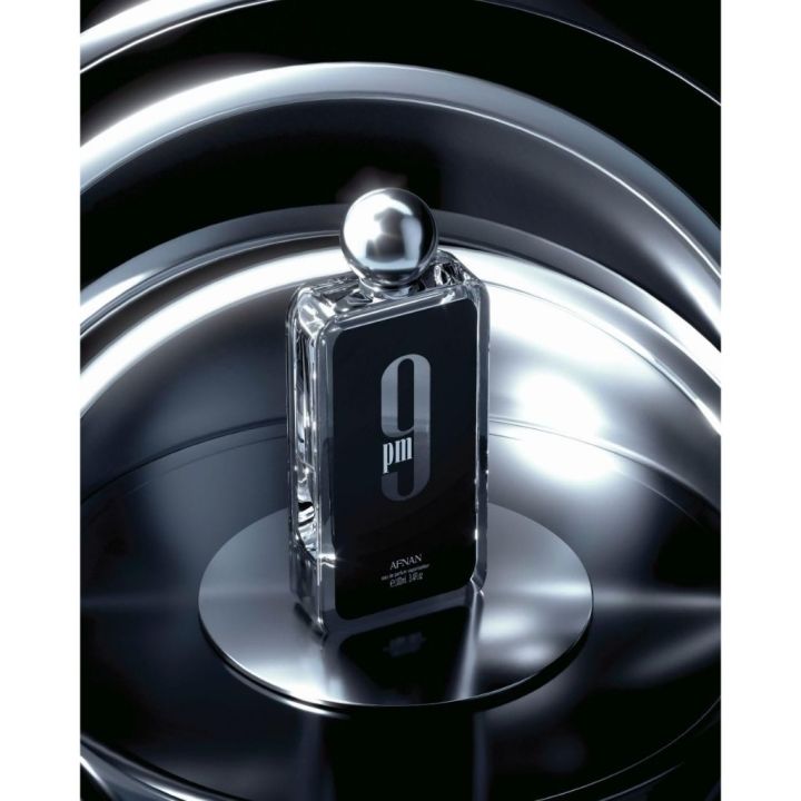 Afnan 9 PM For Men Eau De Parfum, 3.4 Fl. Oz 100ml Men's luxury perfume ...