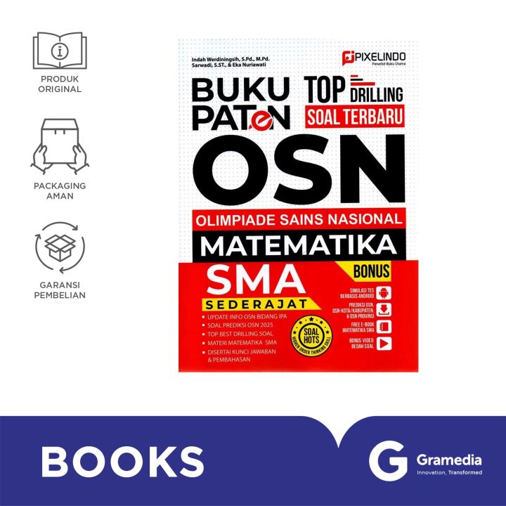 Buku Paten OSN Matematika SMA Sederajat | Lazada Indonesia