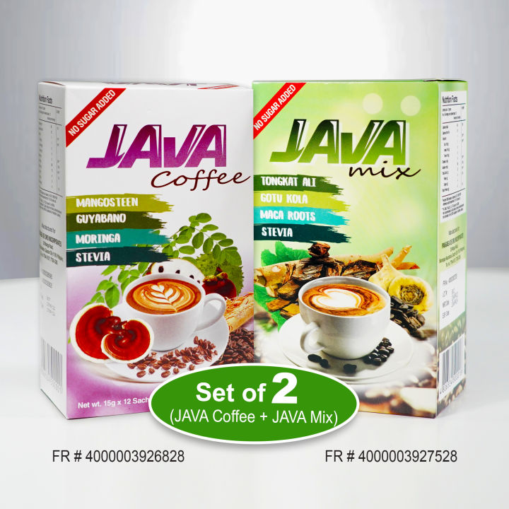 Java 8 in 1 Herbal and Health Coffee Mix + Java Mix 9 in 1 Herbal and ...