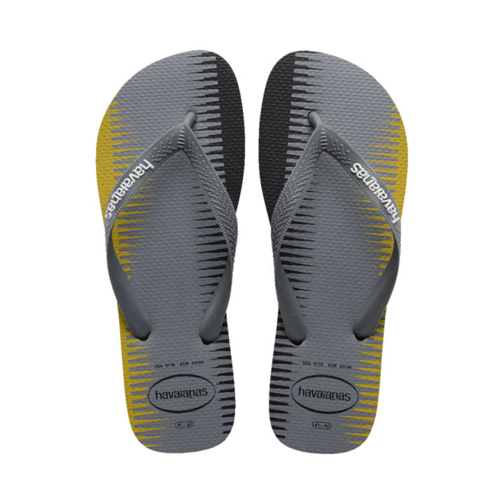 Havaianas Men Trend Flip Flops (Black/ Steel Grey) | Lazada PH