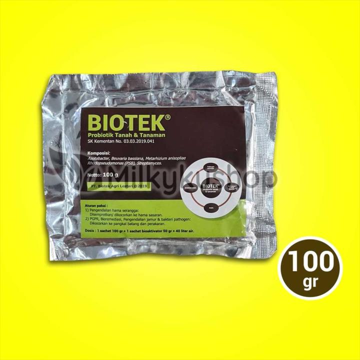 BIOTEK PROBIOTIK TANAH TANAMAN 100 GRAM BIO FUNGISIDA PESTISIDA ...