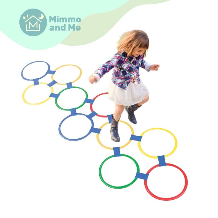 Hopscotch Jumping Rings / Hula Hoops Set for Active Play | Lazada PH