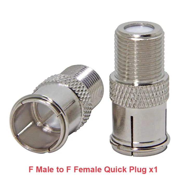 F Type to TV IEC 90 Degree Male Plug Female Jack RF Coaxial Adapter ...