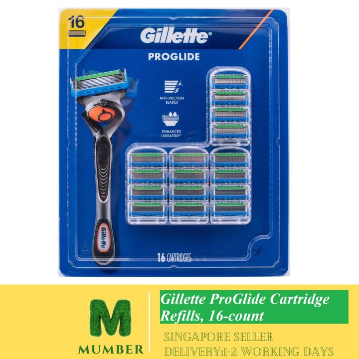 Gillette ProGlide Cartridge Refills, 16-count | Lazada Singapore