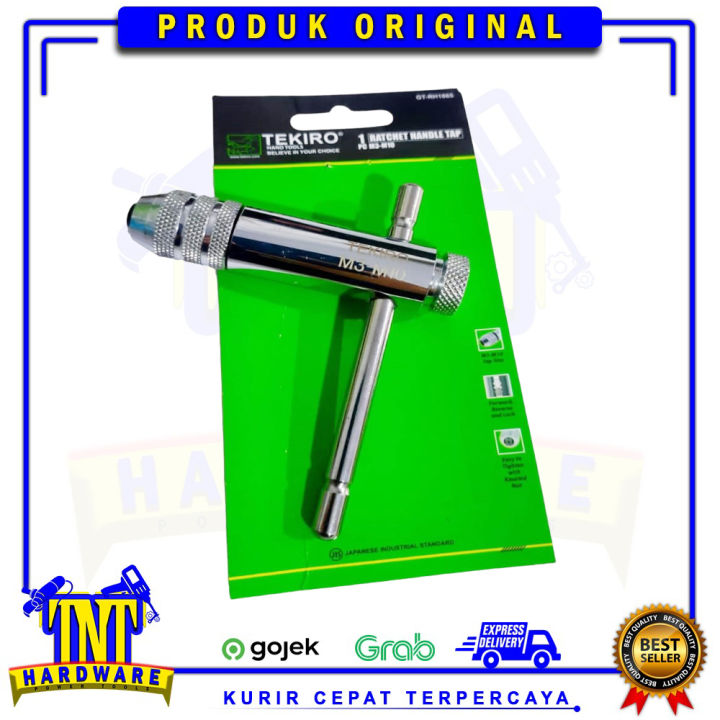 TEKIRO RACHET HANDLE TAP M3-M10 / GAGANG TAP ULIR GT-RH1865 | Lazada ...