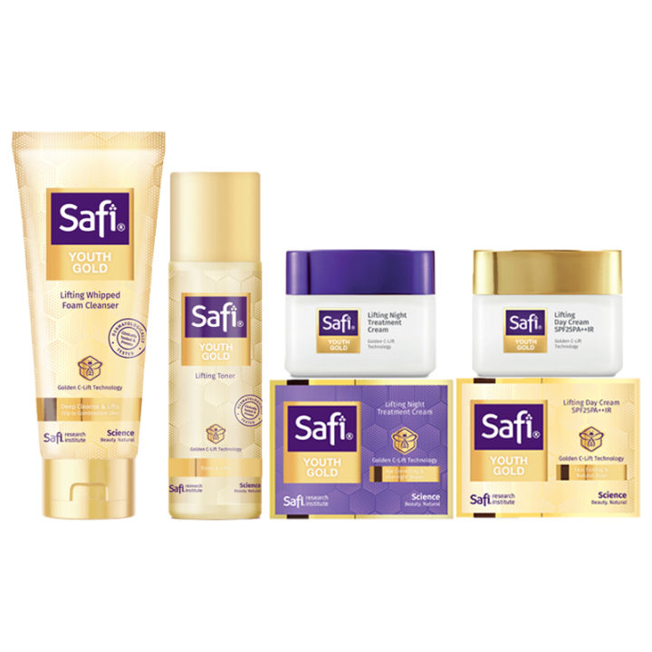 Safi Youth Gold Lifting Face Skin Care Full Set Premium Set Gift For ...