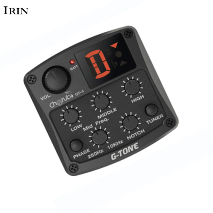 3-Band EQ Equalizer with Chromatic Tuner Pickup Frequency Control ...