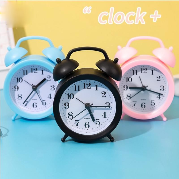 Kids Silent Desktop Alarm Clock Multifunctional bedroom living room ...
