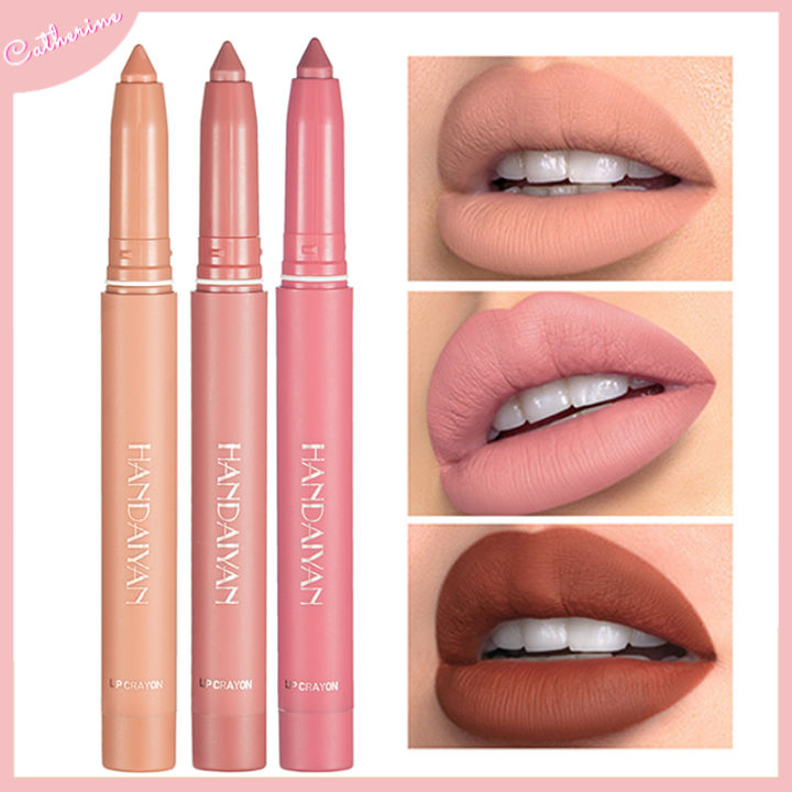 Tidak Memudar Warna Bibir Pena Lipstik Gelas Anti Lengket Pena Lipstik ...