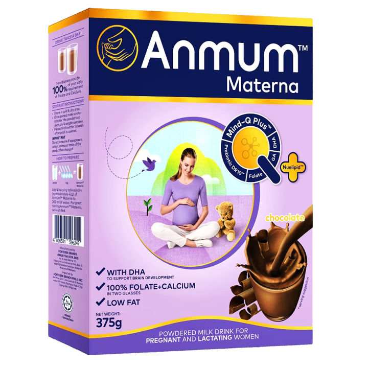 Anmum Materna Chocolate Flavor 375g Powdered Milk Drink | Lazada PH