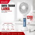 AOKI Kipas Mini Portable USB Rechargeable 18650 – 3 Kecepatan, Tahan ...