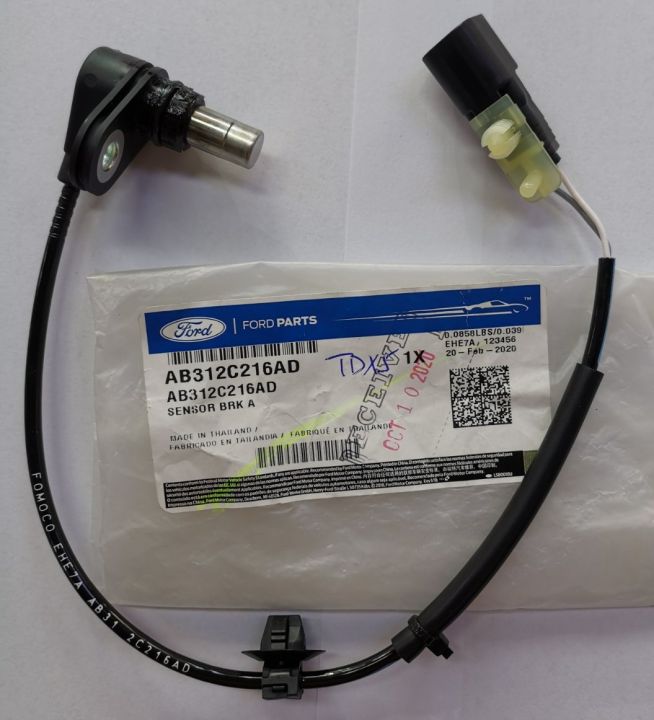 Ford Speed / ABS Sensor - REAR-LEFT - for Ford Ranger 2.2L & 3.2L 2012 ...