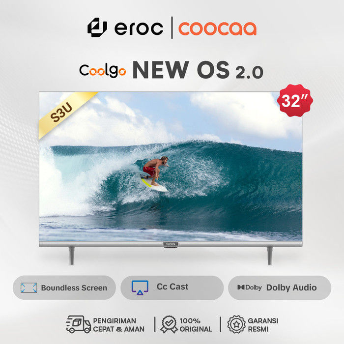 COOCAA 32 inch Digital Smart TV (Model : Coocaa 32S3U) | Lazada Indonesia