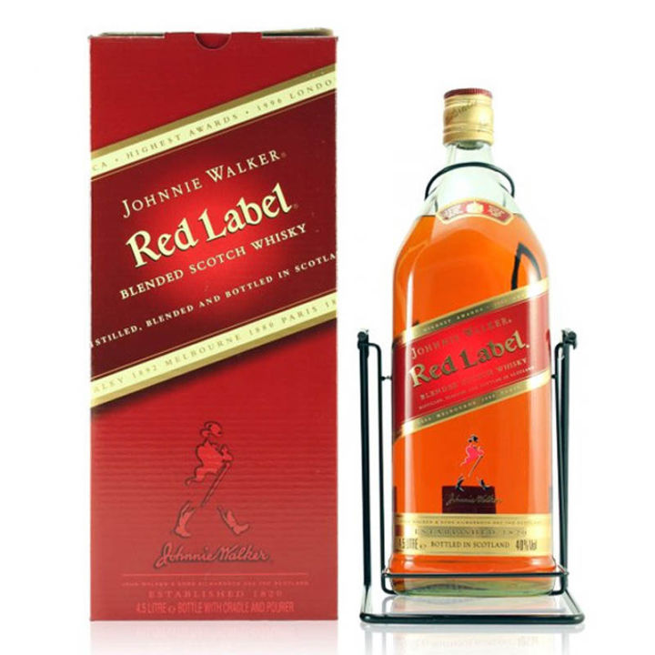 Johnnie Walker Red Label 4.5L (with cradle) | Lazada Singapore