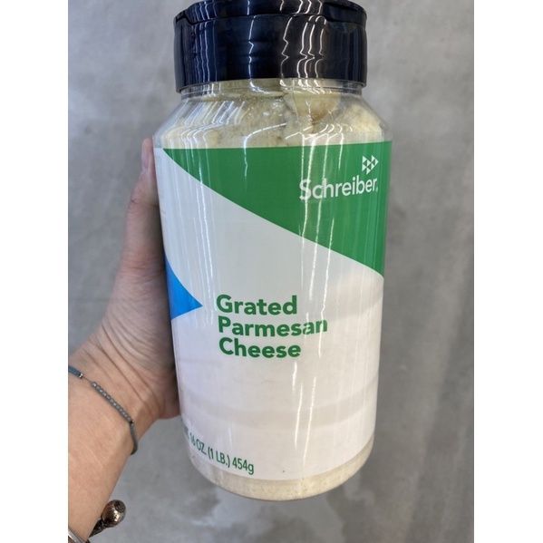 Grated Parmesan Cheese 🧀 Schreiber (ชาเกอร์ เกรทเดด พาร์เมซาน ชีส) 454 ...