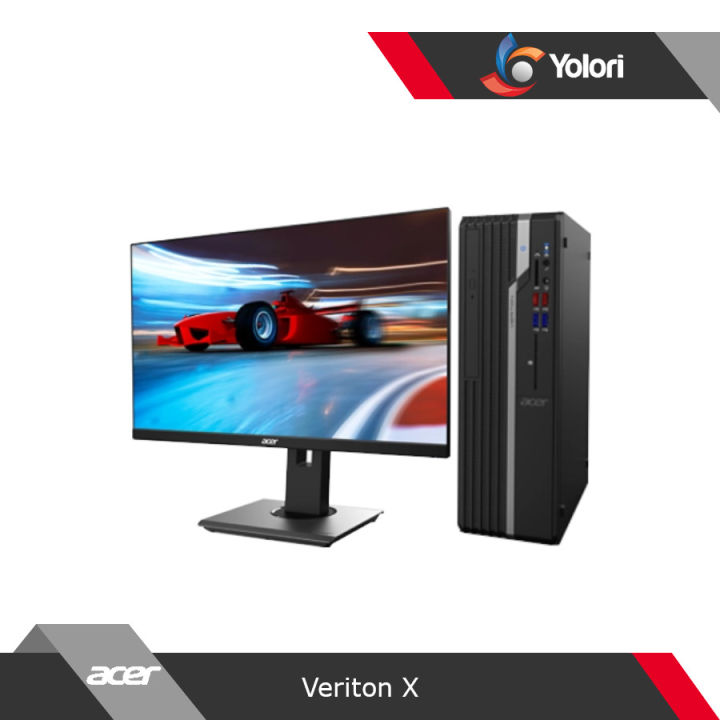 Acer Veriton X-0020 i3-12100 8GB 1TB Intel UHD Windows 11 + Monitor 19. ...