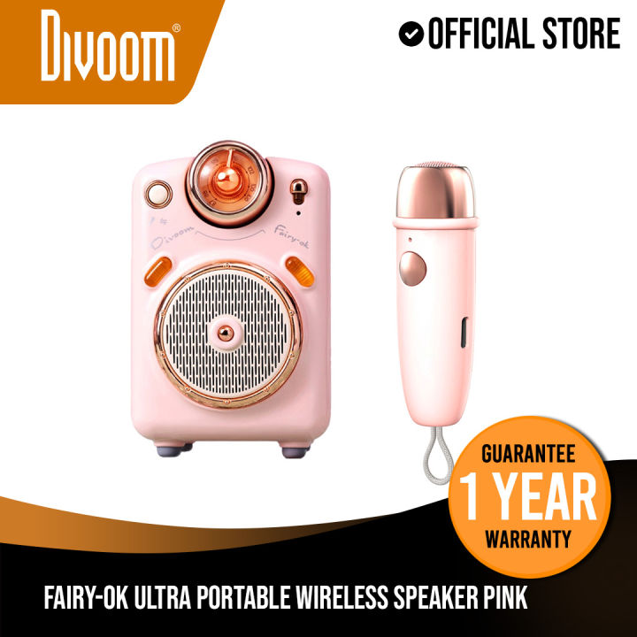 Divoom Fairy OK Bluetooth Speaker with Microphone Pink | Lazada PH