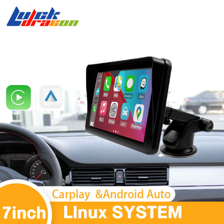 7inch Wireless Carplay Android Auto Portable Universal Plug and Use ...