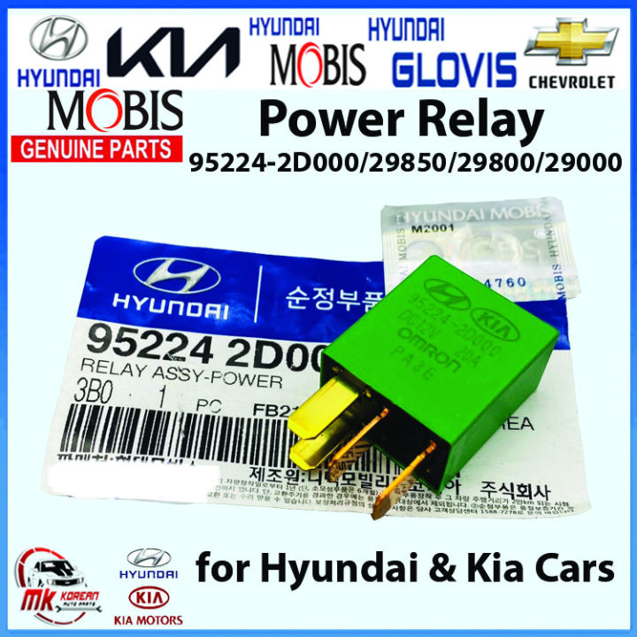 [GENUINE] Power Relay for Hyundai & Kia Cars. 95224-2D000. 95224-29850 ...