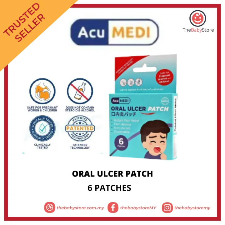 AcuMedi Oral Ulcer Patch 6's / Box | Lazada