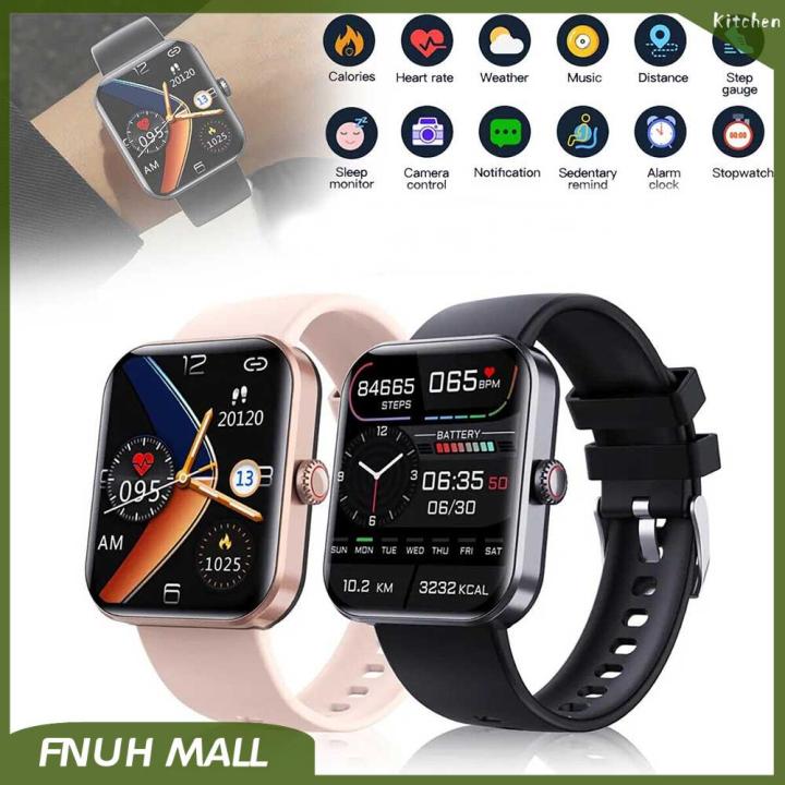 New Blood Glucose Sugar Smart Watch Body Temperature ECG HRV Monitor ...