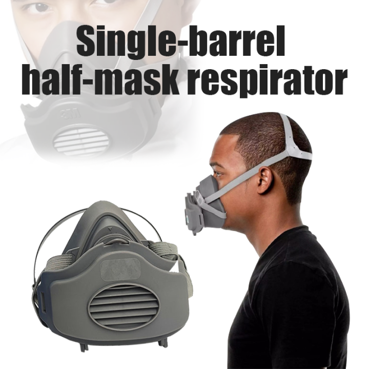 3M 3200 Respirator Gas Mask Dust Gas Mask Respirator Provides ...