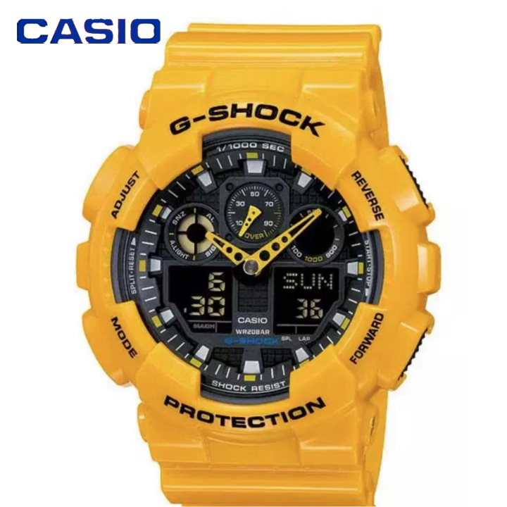 CASIO G.SHOCK นาฬิกาข้อมือผู้ชาย รุ่น GA-100B | Lazada.co.th