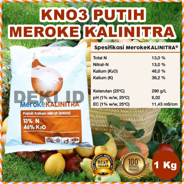 Pupuk Meroke Kalinitra KNO3 Putih 1 Kg Kalium Nitrat Untuk Fase ...