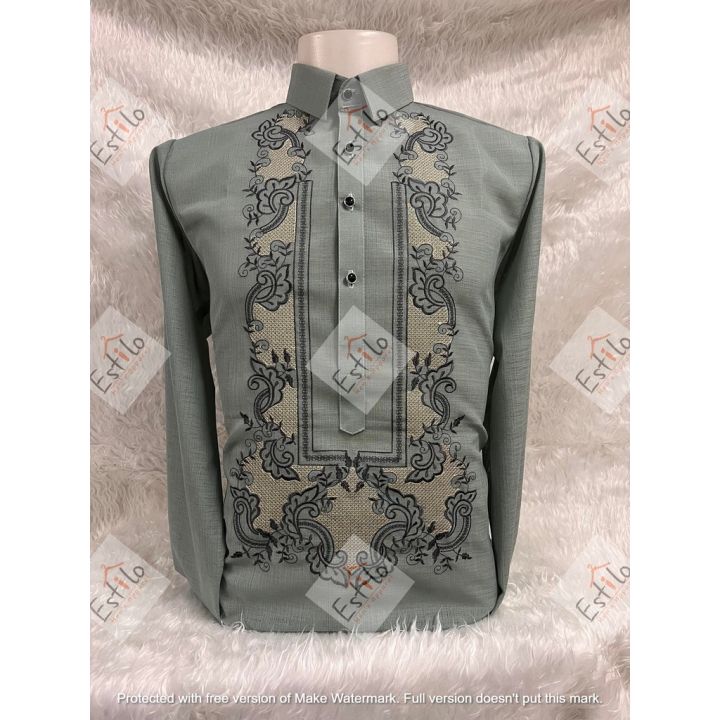 🎁🎨 Japan Jusi Barong Long Sleeves for Men | Lazada PH